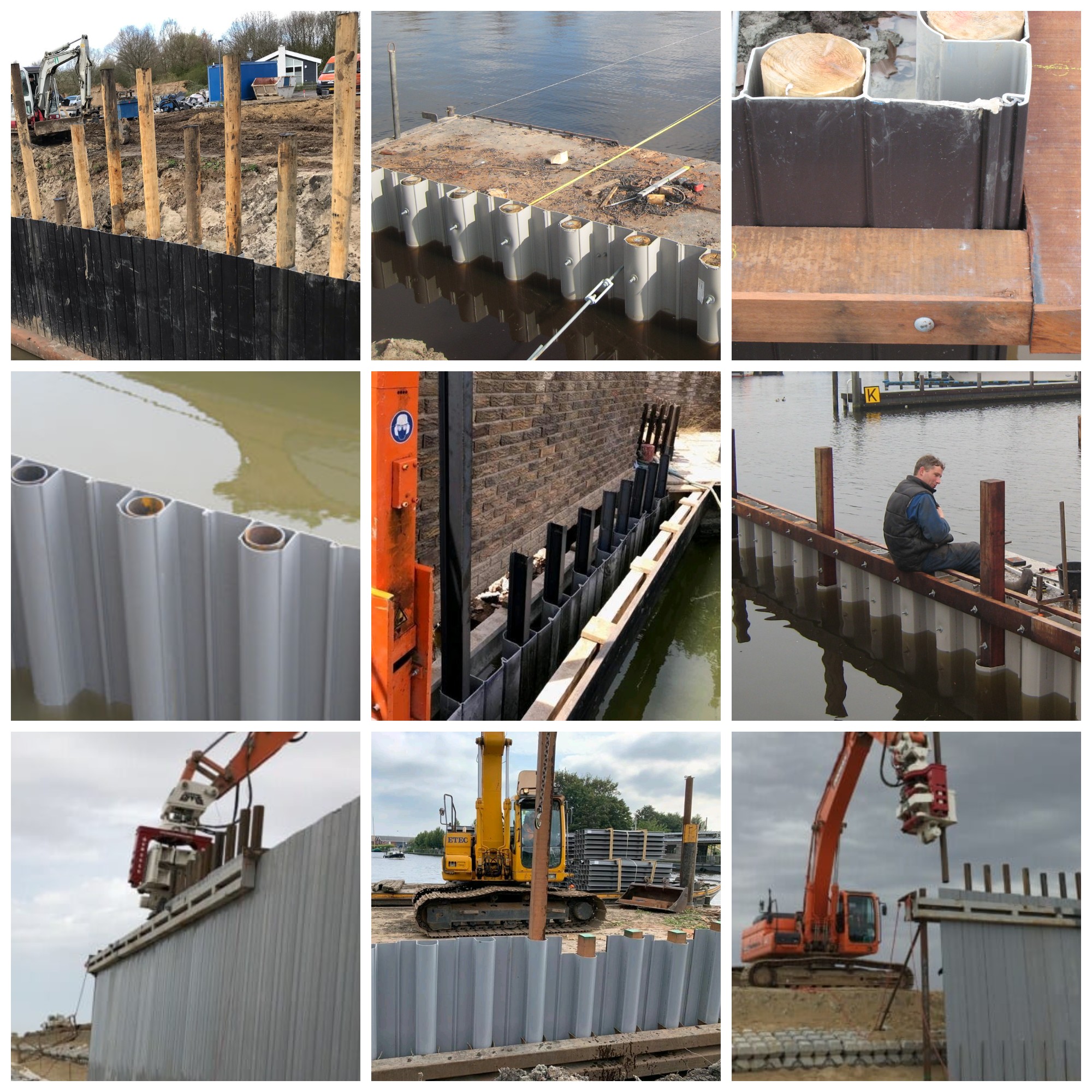 THE ProLock Omega Plastic Sheet Piling - plastic piling