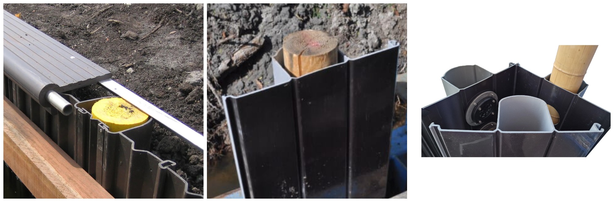 THE ProLock Omega Plastic Sheet Piling - plastic piling
